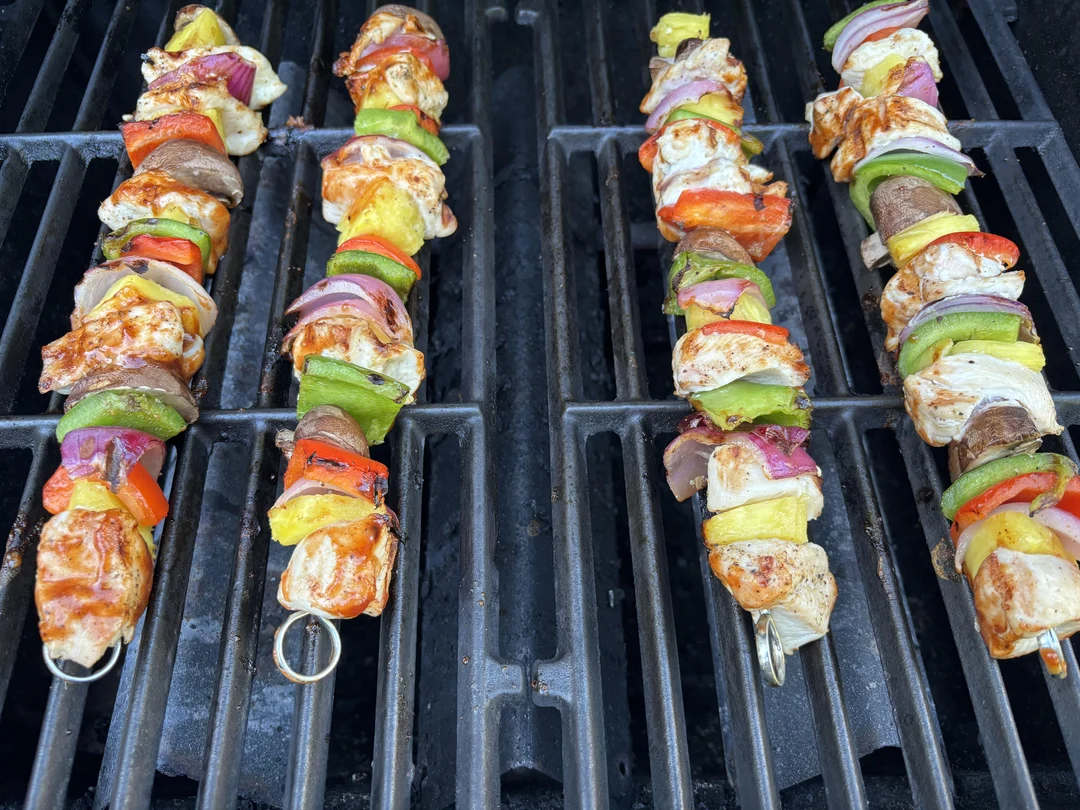 BBQ chicken kabobs | Scrolller
