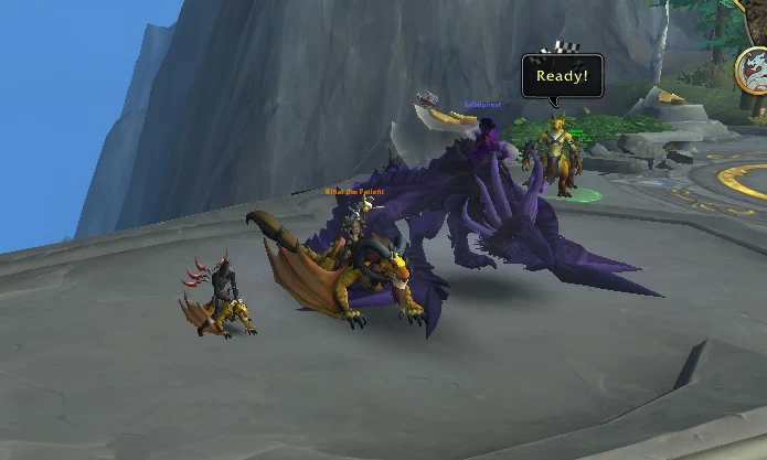 So I was trying to change dragons before the race begins and my dragon sent his son instead ...