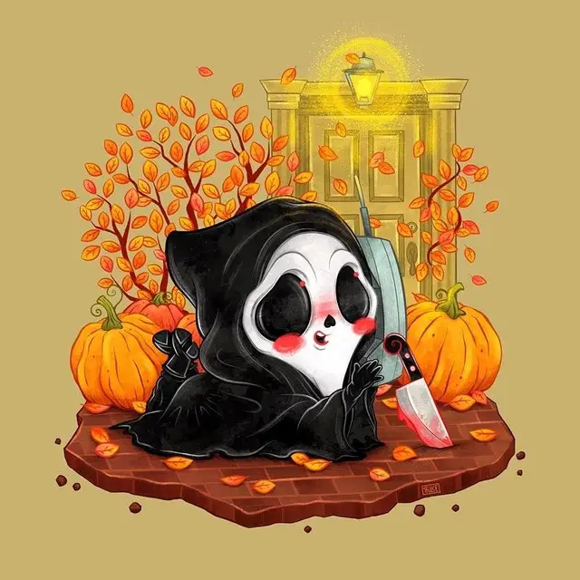 Ghostface, gulcebaycik (me), Procreate, 2023 | Scrolller