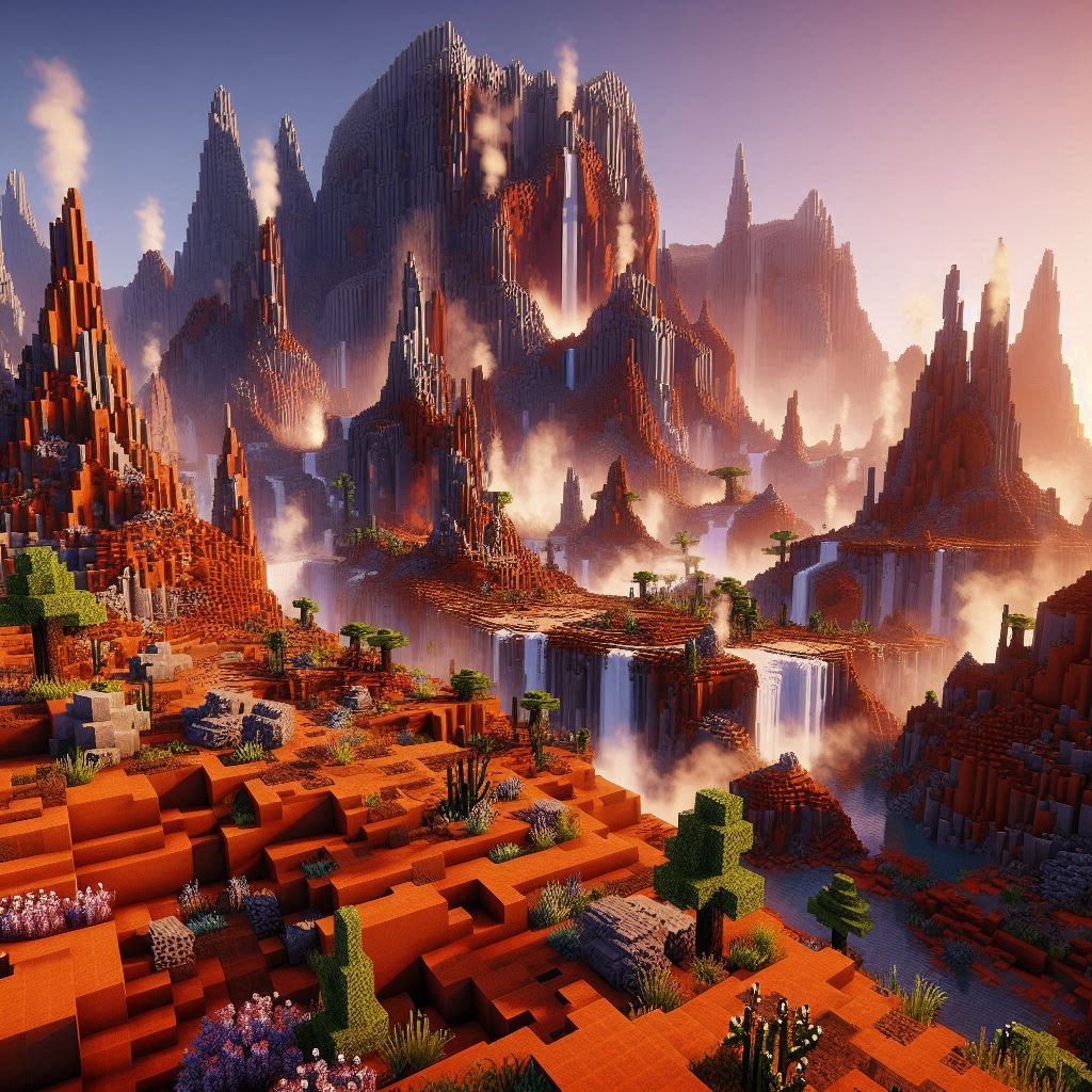 I made this biome to update my mod starting from an IA concept, what do you think? | Scrolller