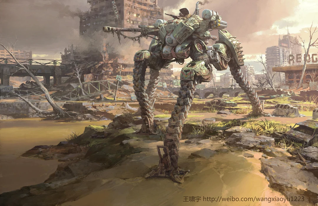 Process demonstration by artist Xiaoyu Wang | Scrolller