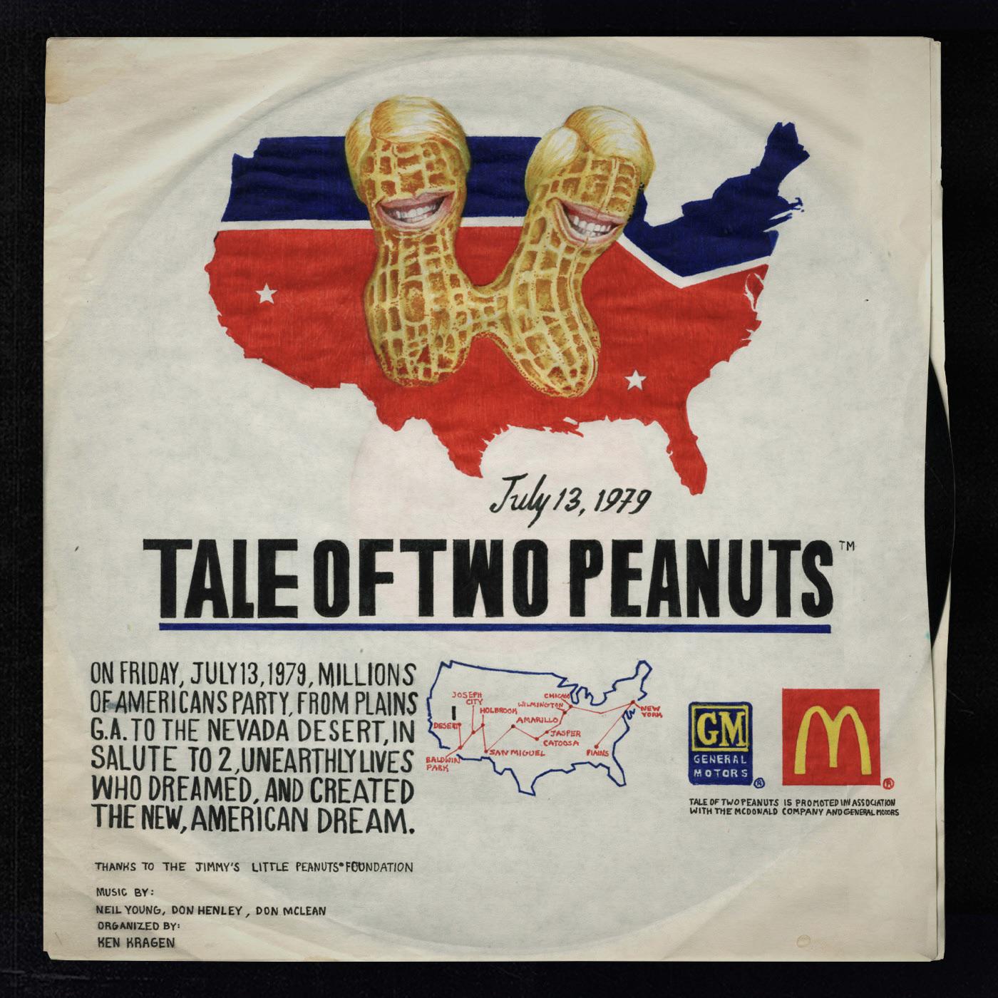 “Tale of Two Peanuts”, Nate (me), Ink on vintage paper, 2023 | Scrolller