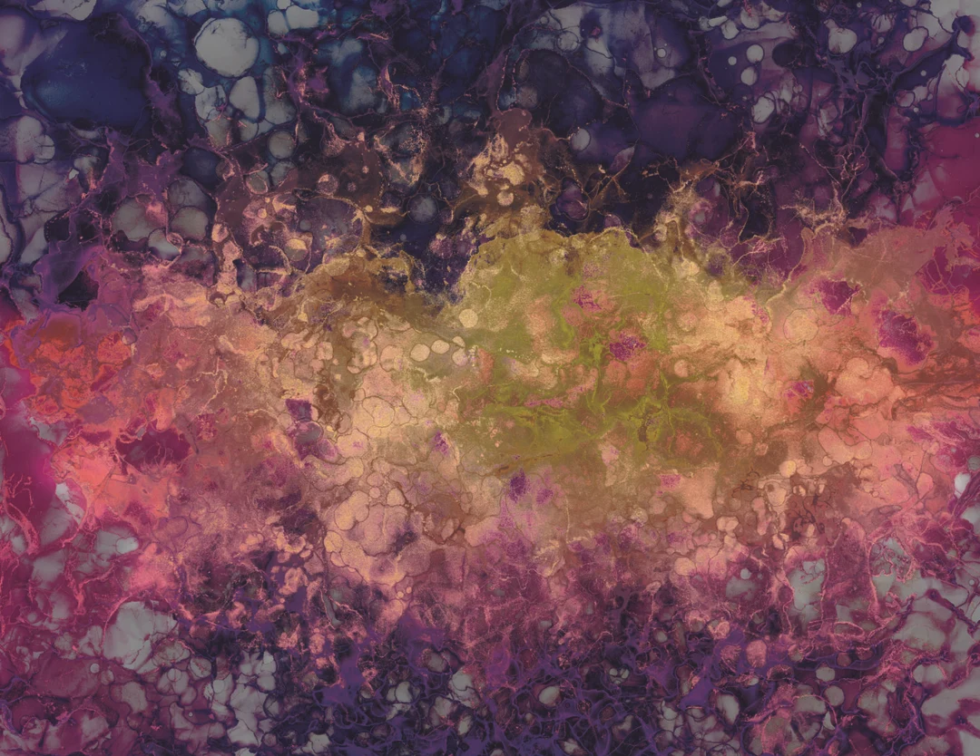 Astral Rose, terrylknox, Alcohol Ink and Affinity Photo, 2023 | Scrolller