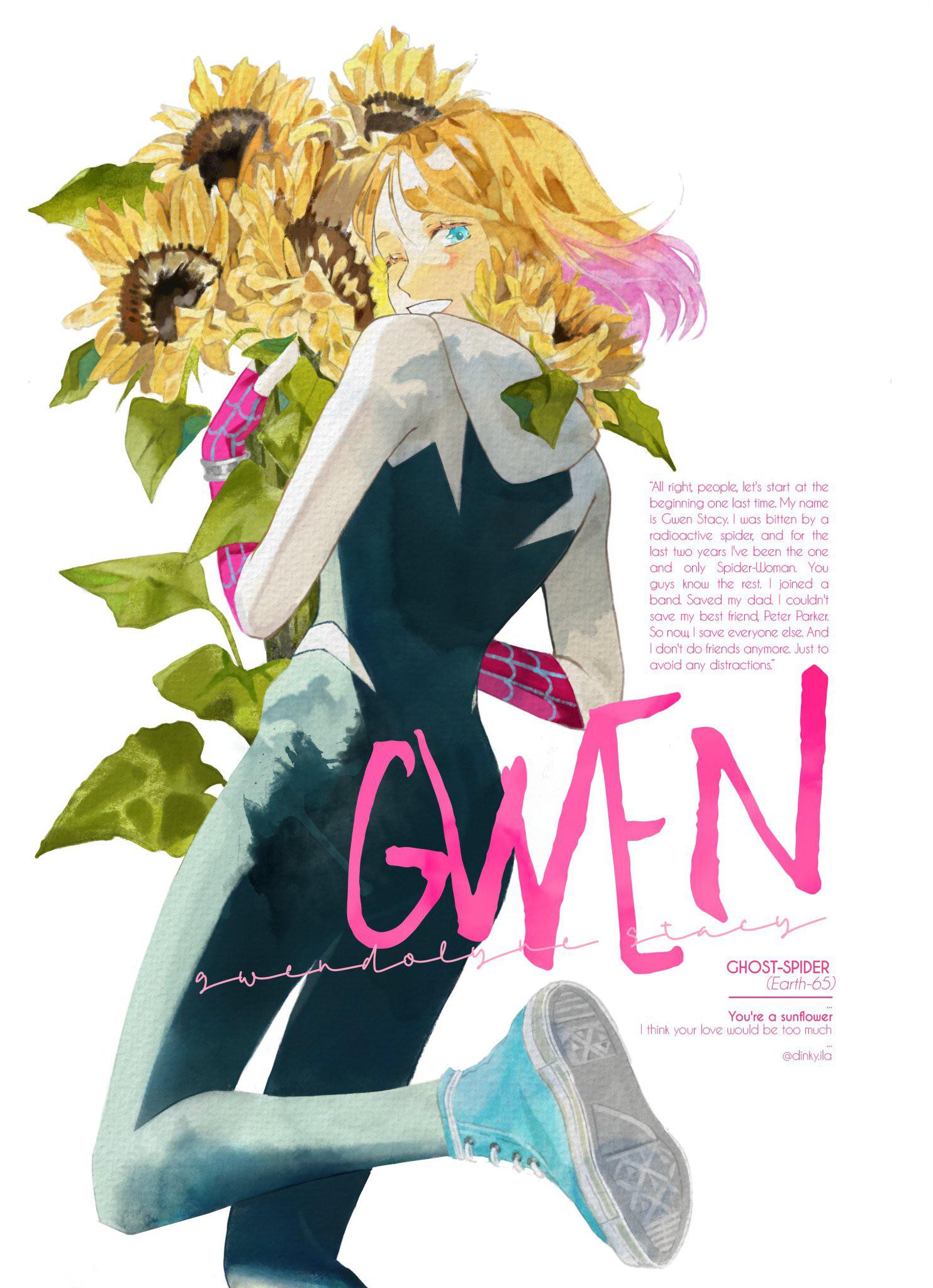 Sunflower (art by @dinky_la) | Scrolller