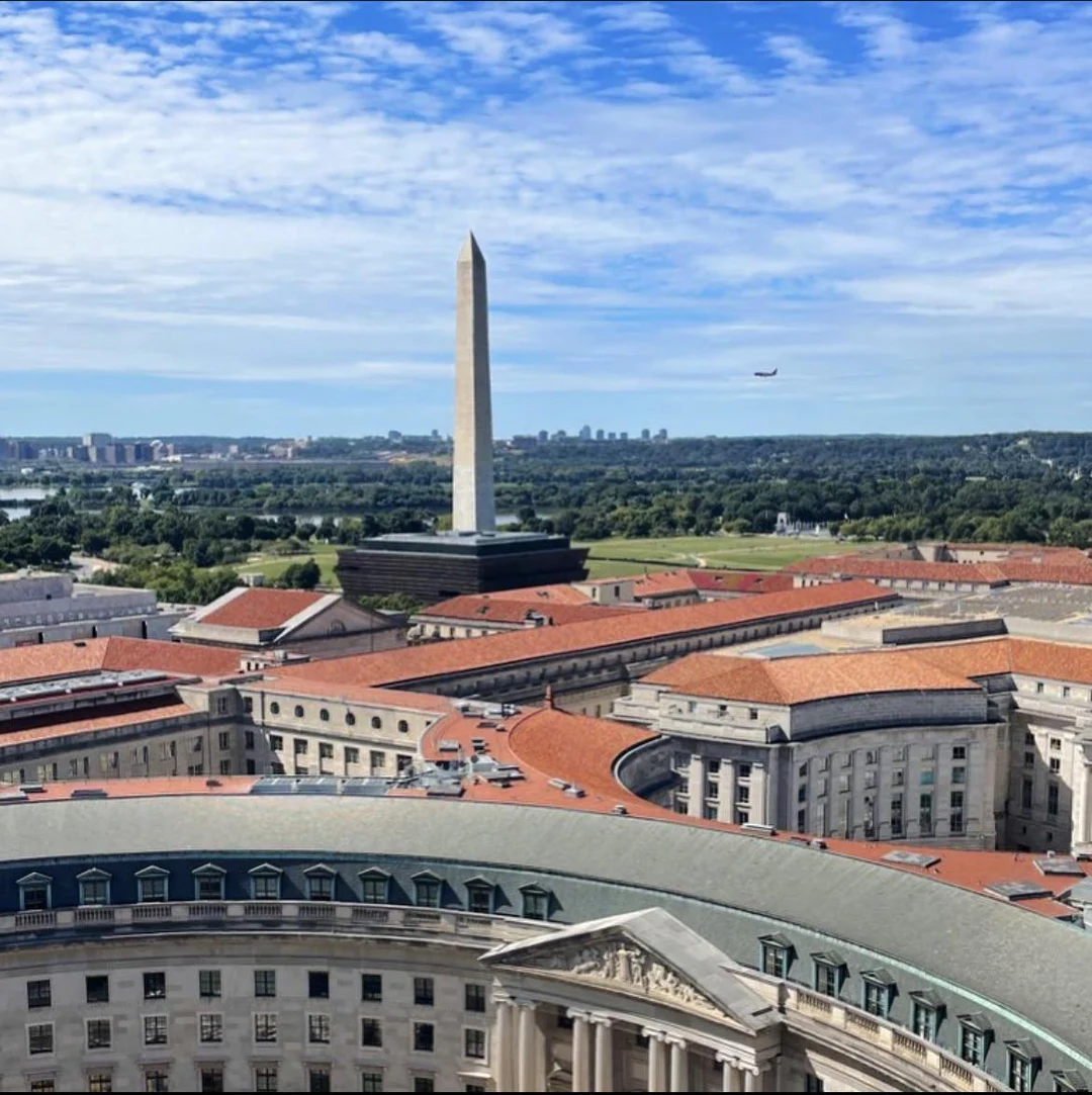 View of Washington, DC from the Old Post Office Clock Tower | Scrolller