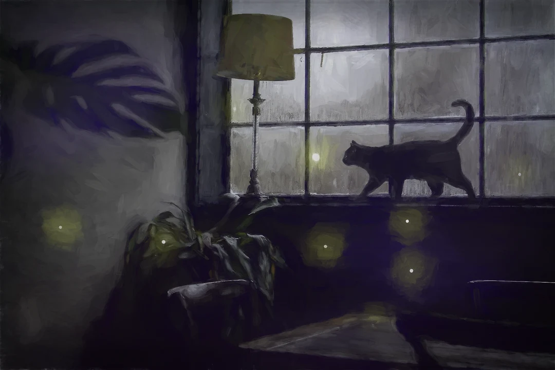 Stroll by the Window, me, digital, 2023 | Scrolller