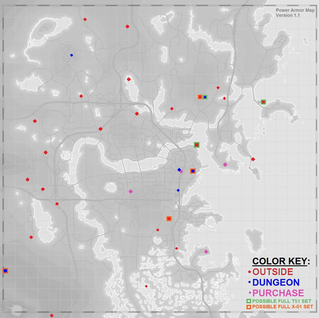 All power armor locations | Scrolller