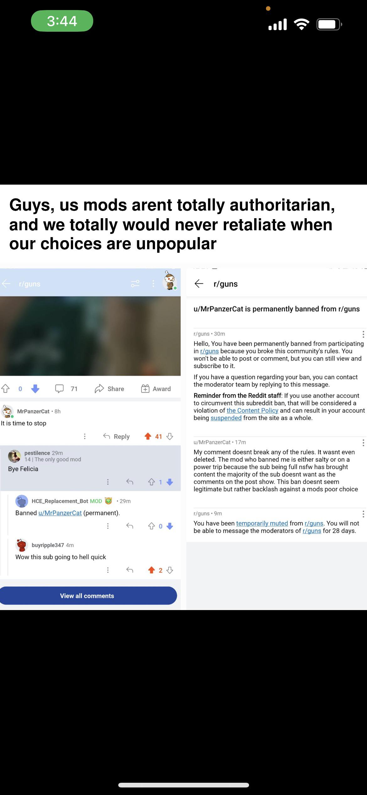 Yeah mods are great. | Scrolller