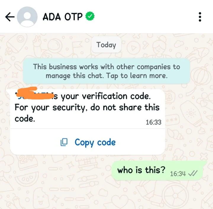 random OTP code? | Scrolller