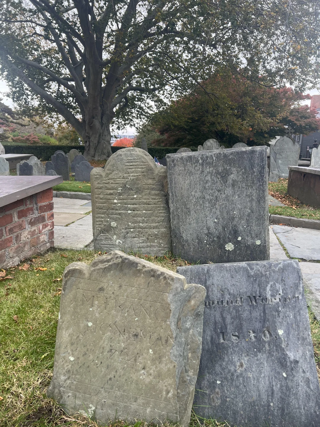 Newport RI Historic Graveyard | Scrolller