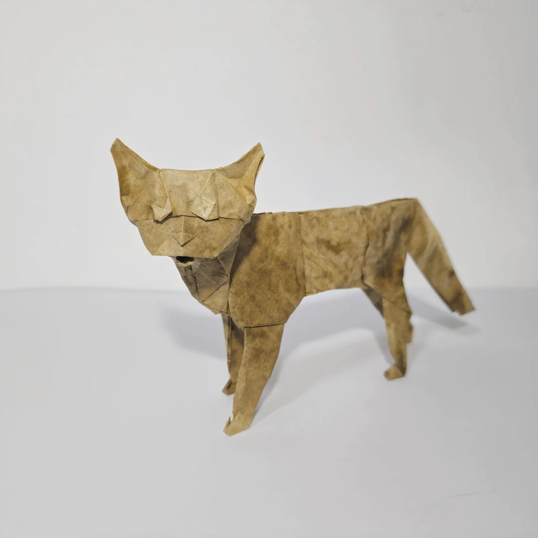 Sand Cat, Origami_Welly, Origami, 2024 | Scrolller