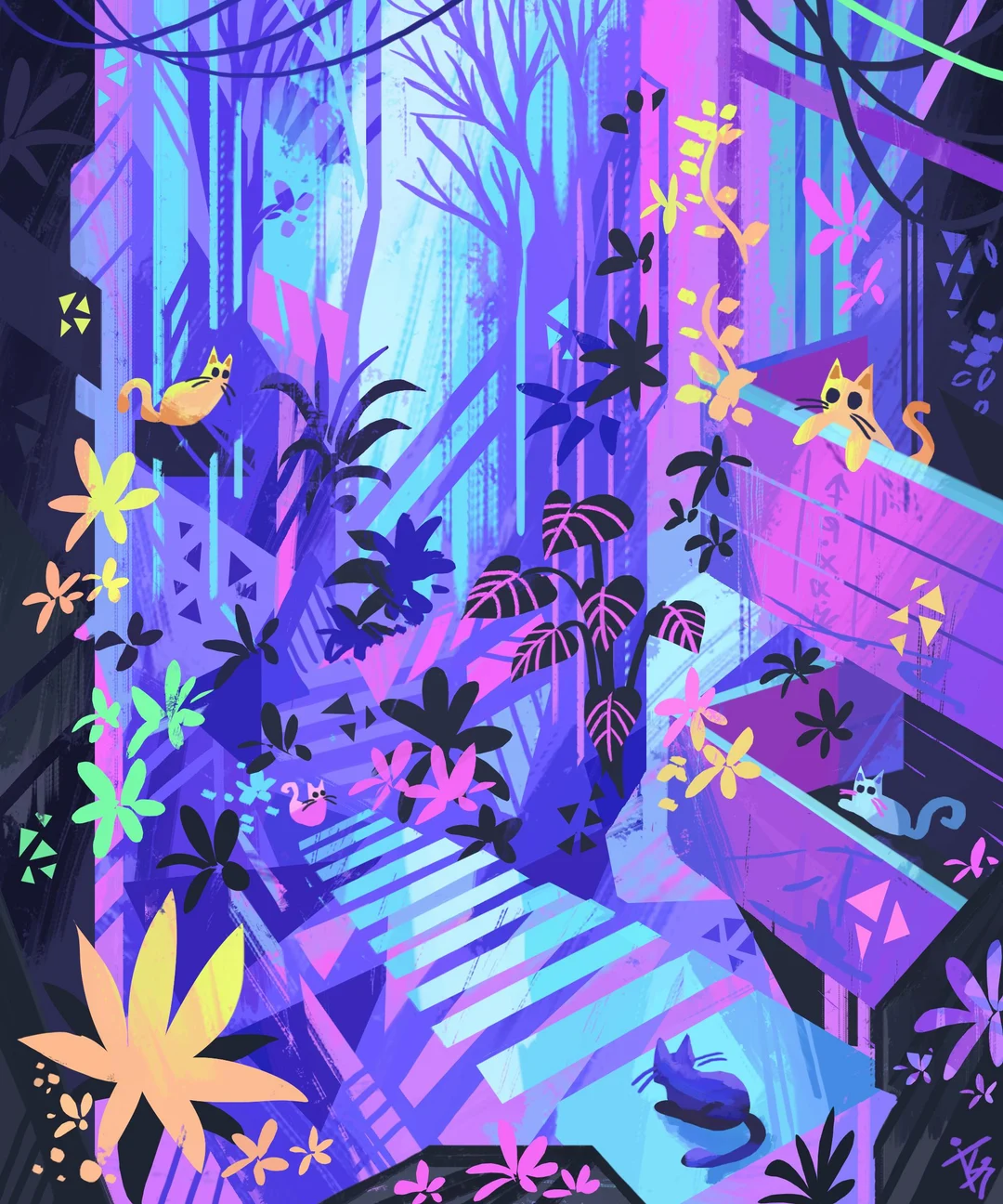 A Happy Place, Kristy Glas (me), Digital, 2023 | Scrolller