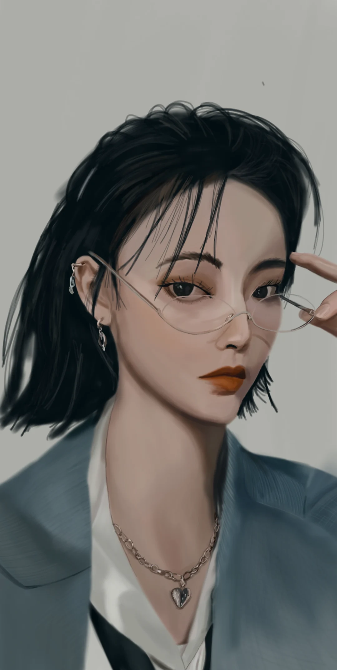 In all seriousness, me, digital, 2022 | Scrolller