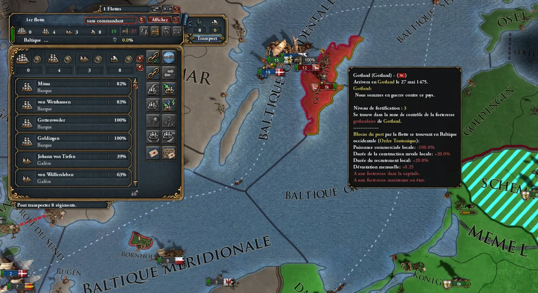 Can't land on Gotland because of the Gotland's fort | Scrolller