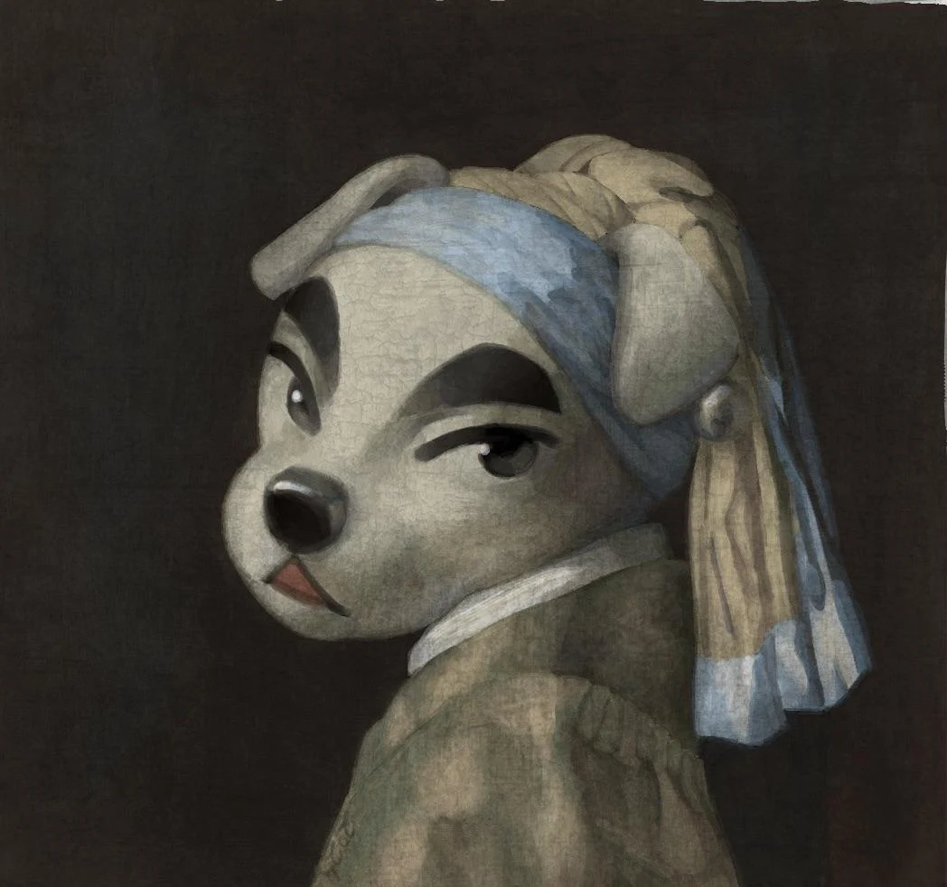 kk with a pearl earring, by (me), digital, 2024 | Scrolller