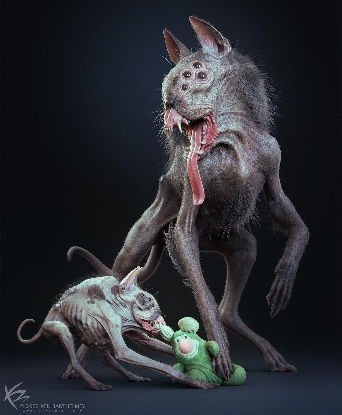 Stuffed Companion by artist Ken Barthelmey | Scrolller
