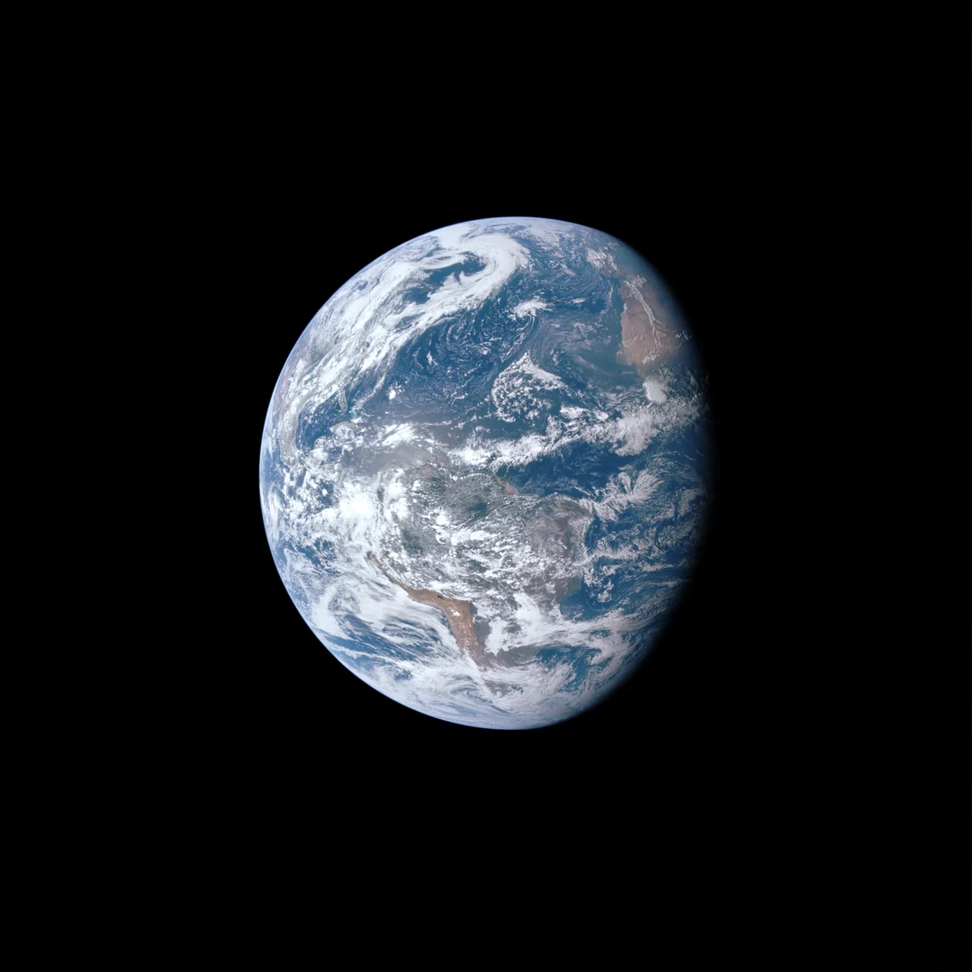 Earth captured by the Apollo 15 crew in 1971. | Scrolller