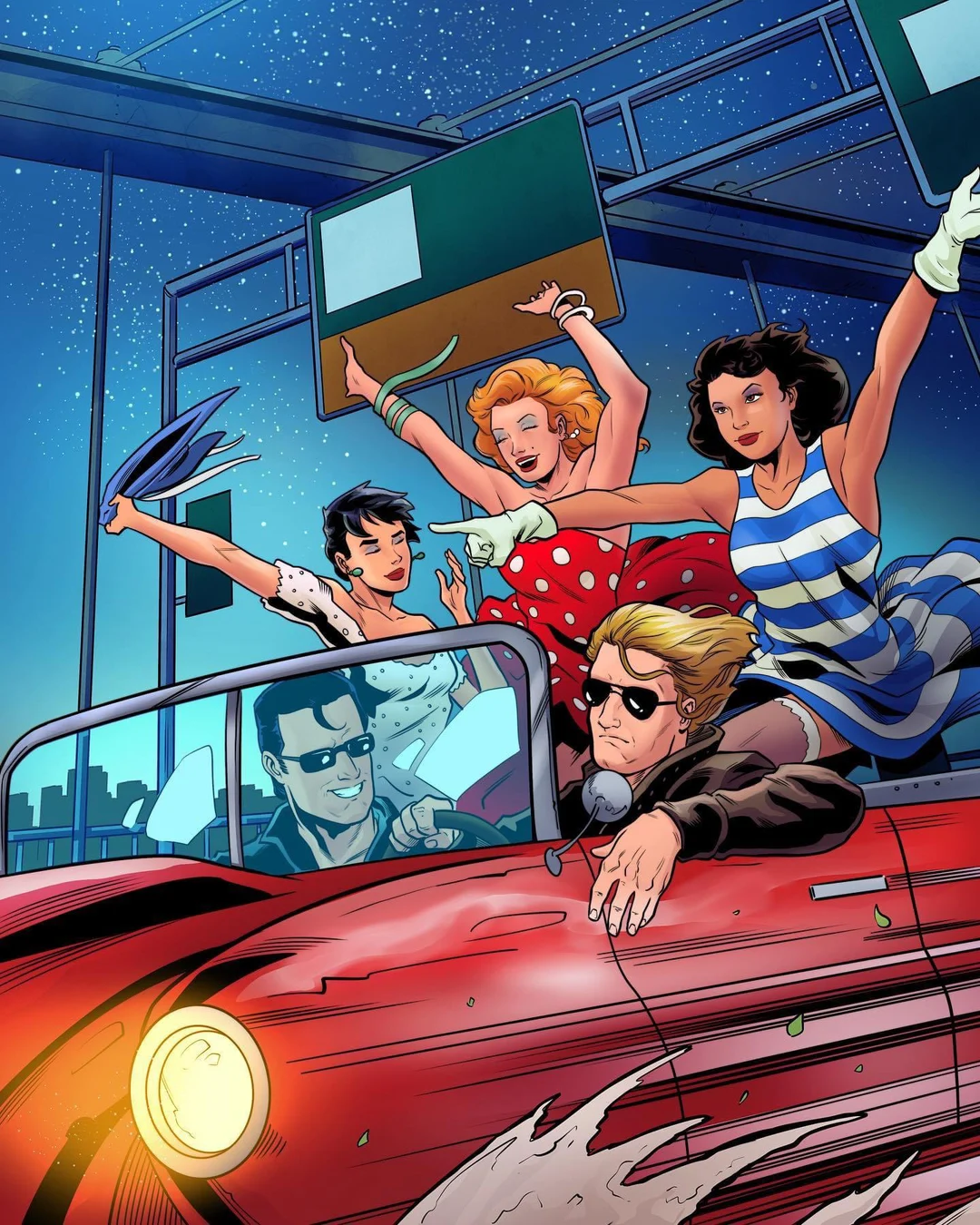 Hot Rod Fun from Lady Luck: Spirit of Fortune #1, Art by Lucas Assis | Scrolller