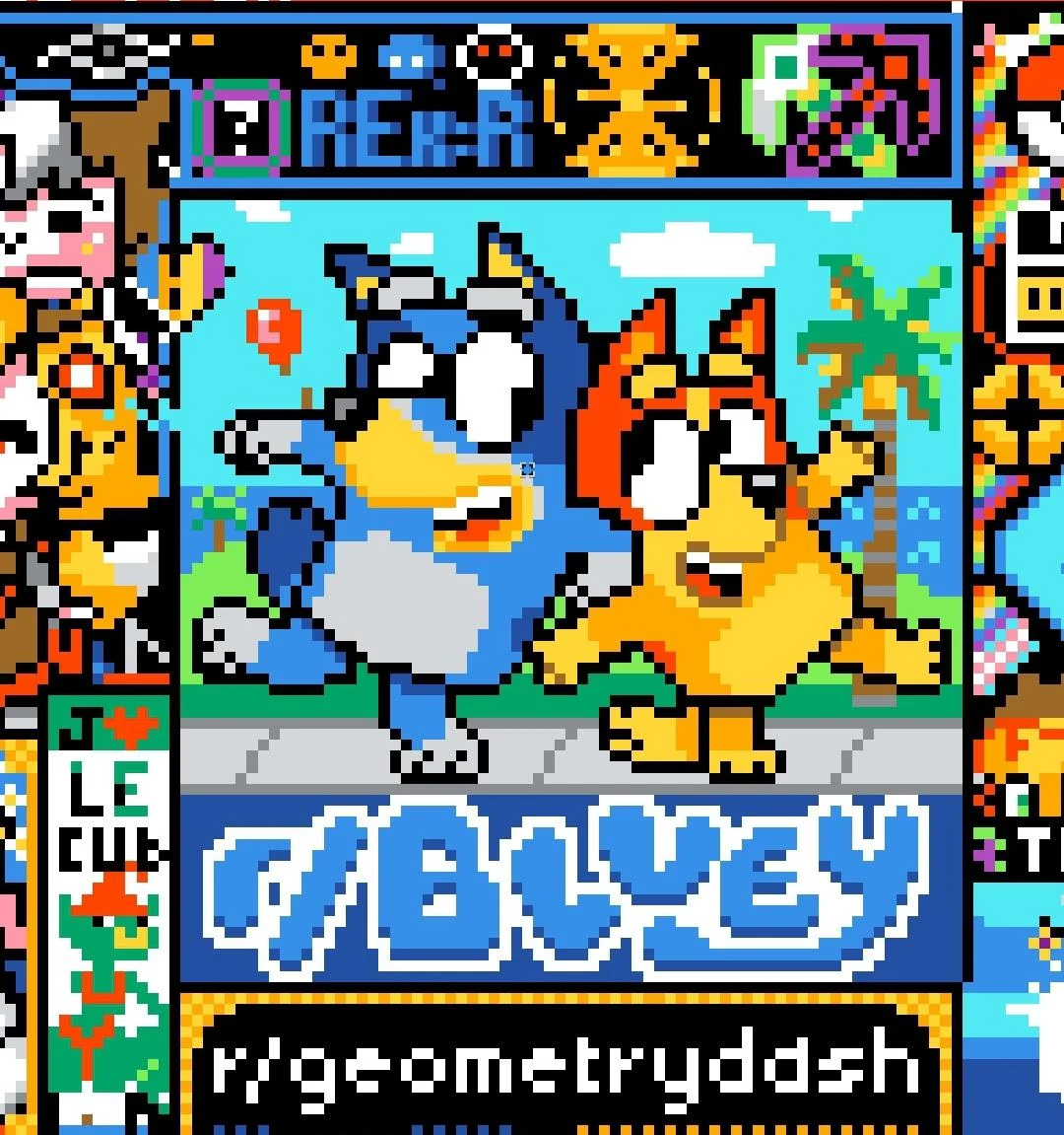 Bluey getting more colourful. | Scrolller