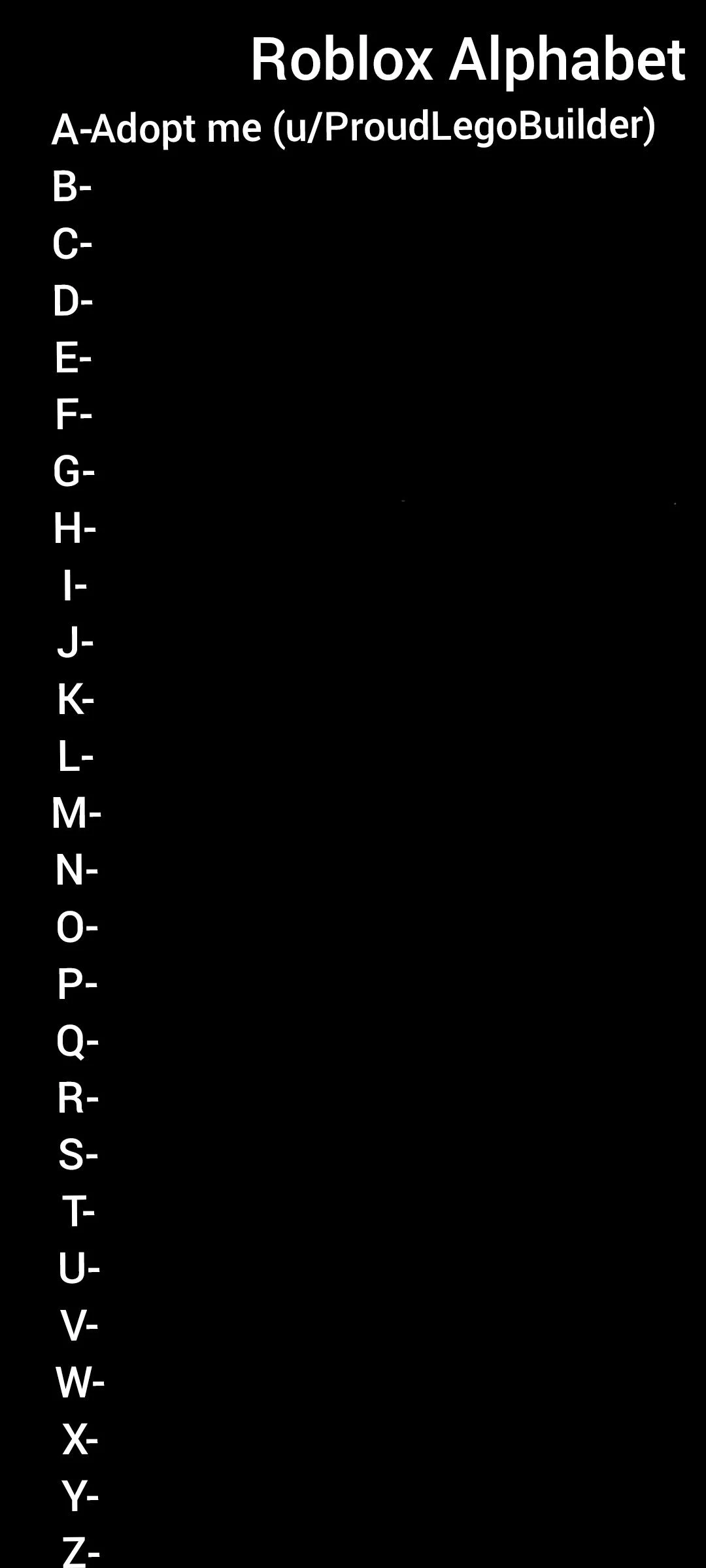 roblox alphabet - B | Scrolller