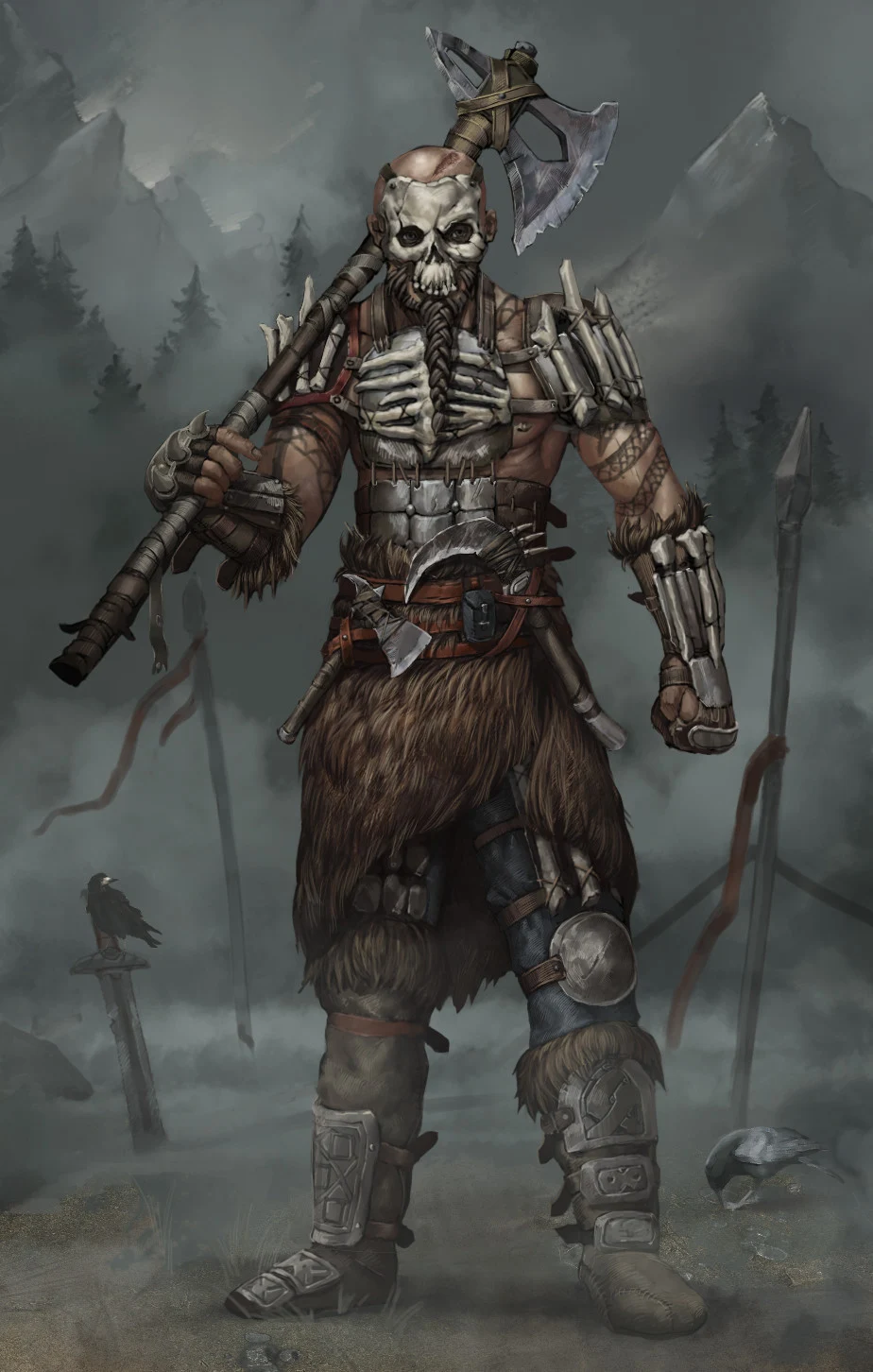 Viking warrior by Alexander Kharibyn | Scrolller