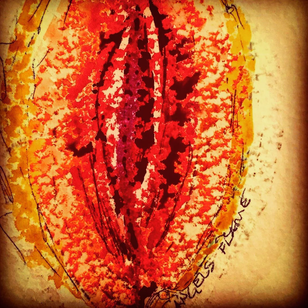 Vortex, Me, Oil Pastel, 2018 | Scrolller