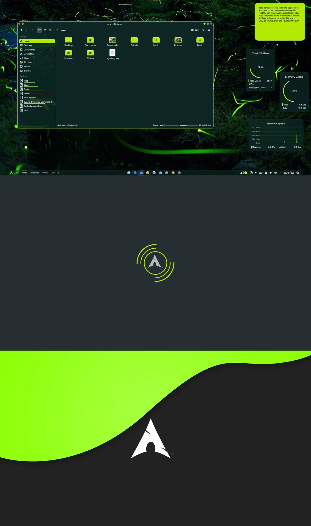 [KDE] You give me "Fireflies" ... | Scrolller