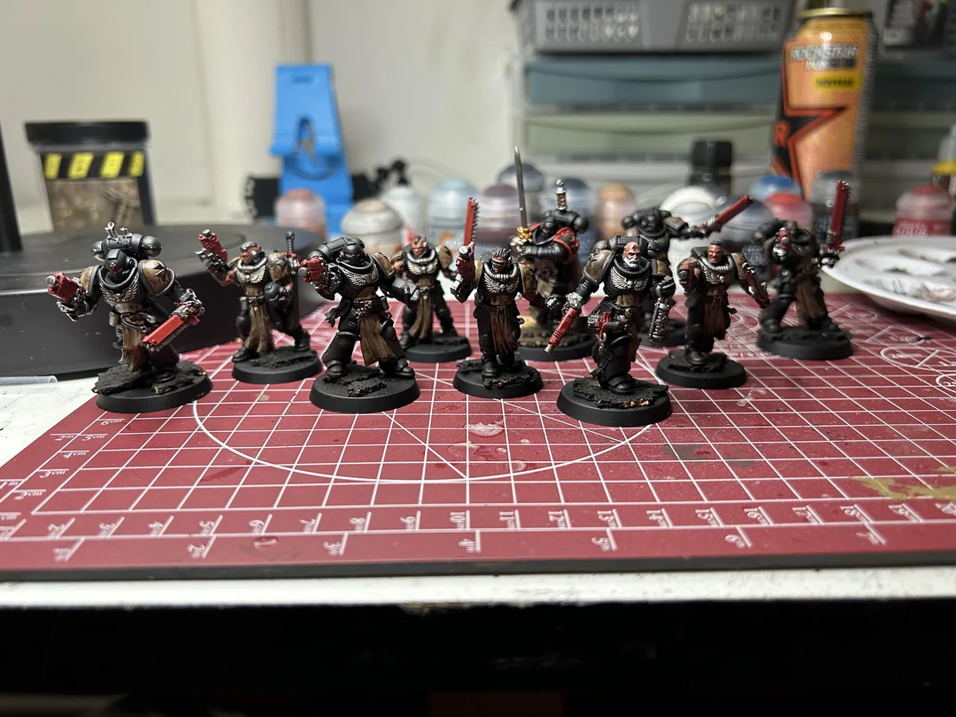 Painting up my first unit from the combat patrol | Scrolller