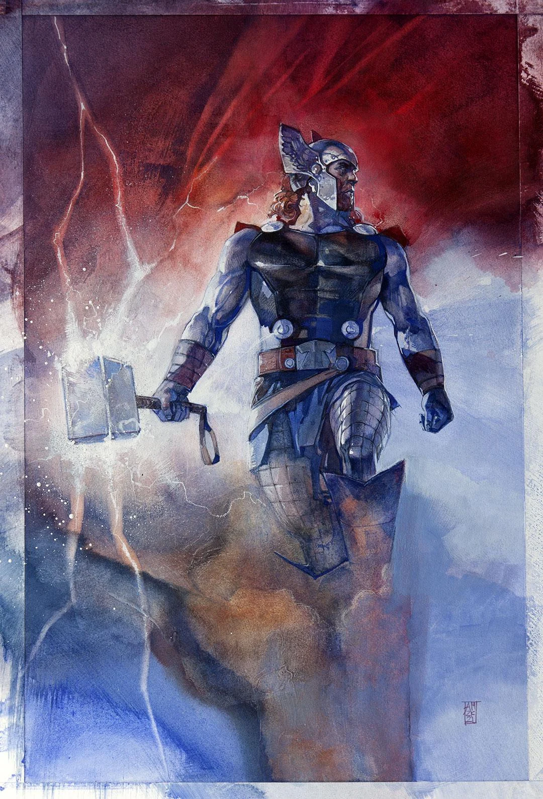 Thor – by Alex Maleev | Scrolller