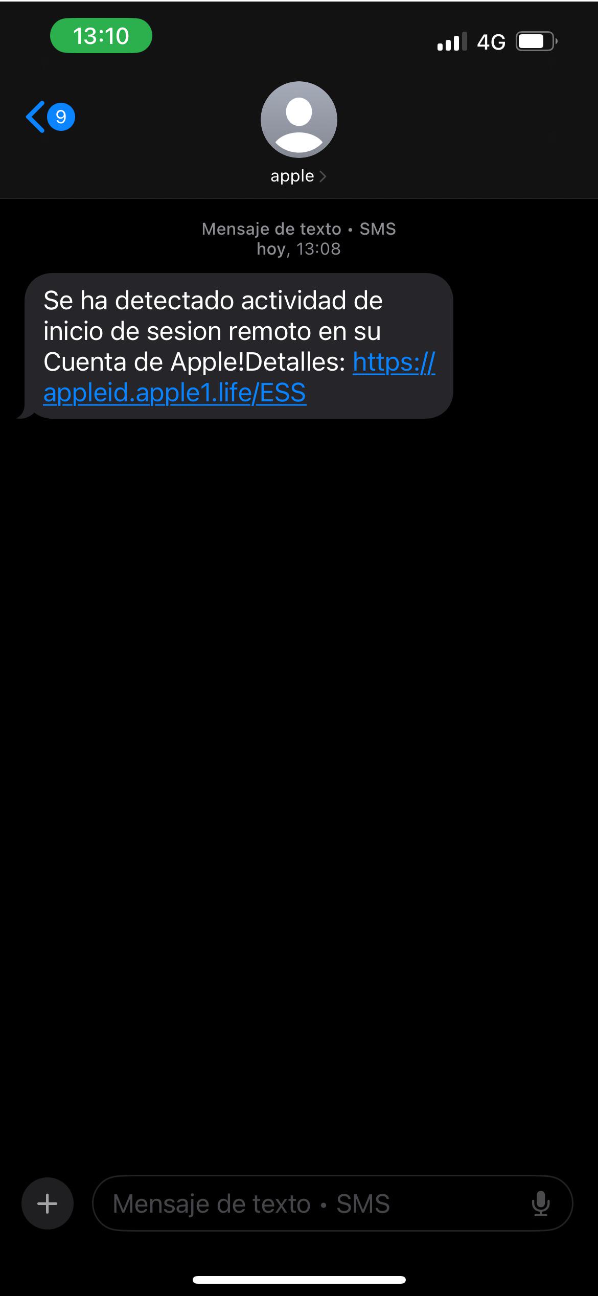 Sms from apple? | Scrolller