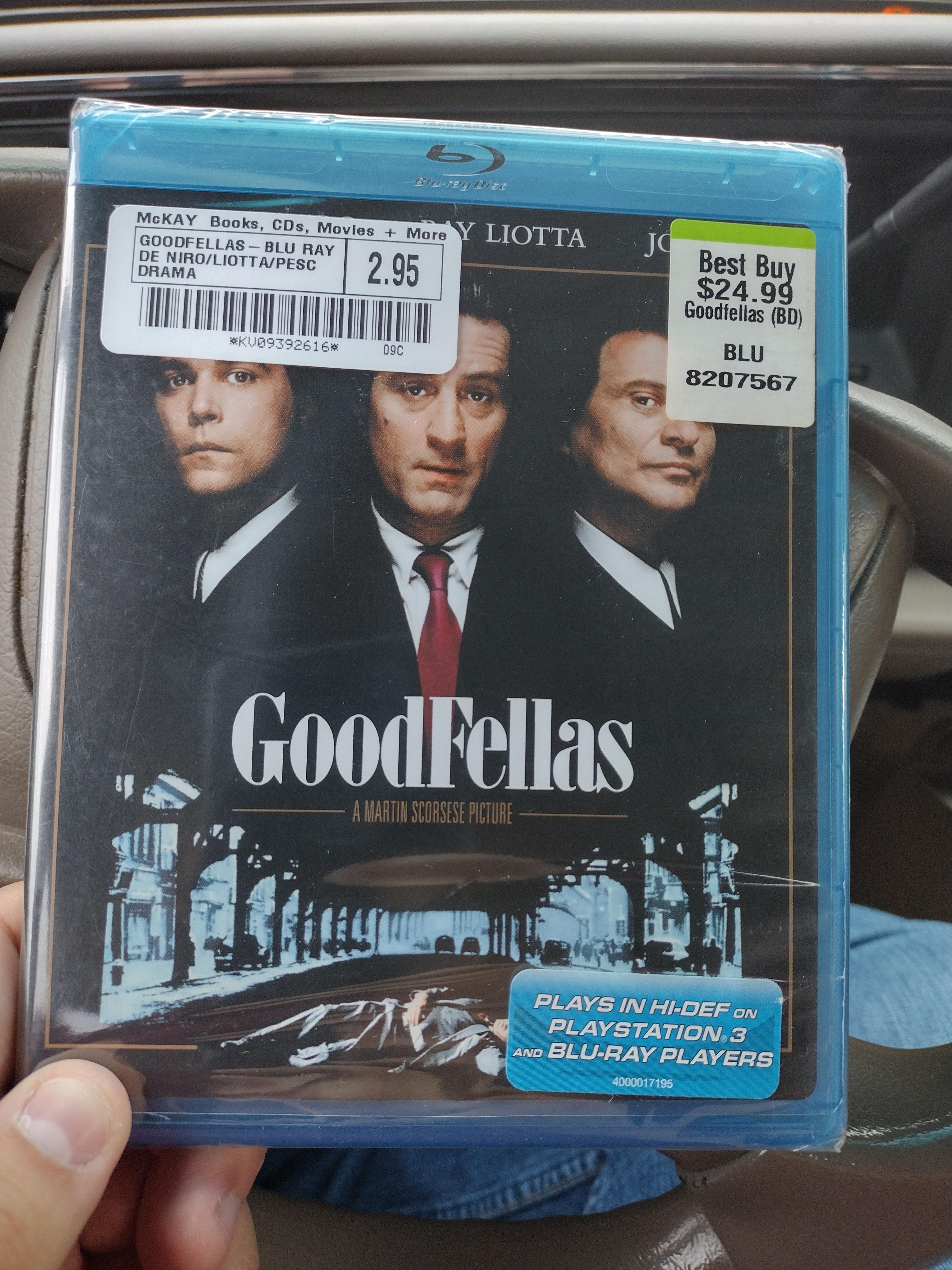 This "used" new copy of Goodfellas on Blu-ray | Scrolller