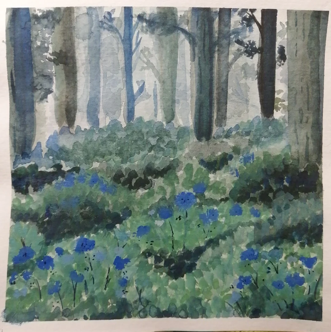 Discover more like Art: Hydrangea forest, Me, Watercolor, 2022 and Related Content | Scrolller