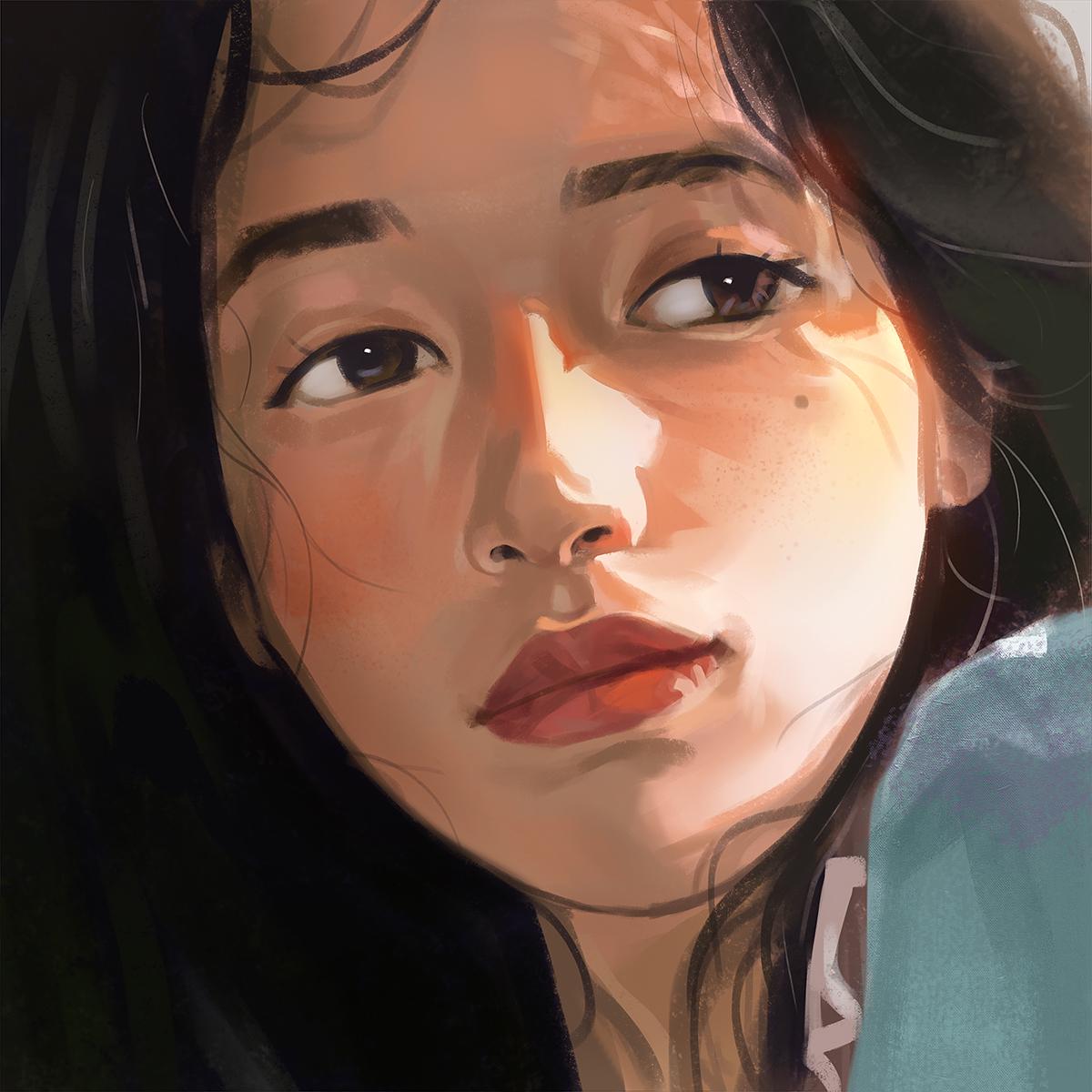 Study, Me (MRZdraws), Digital, 2025 | Scrolller