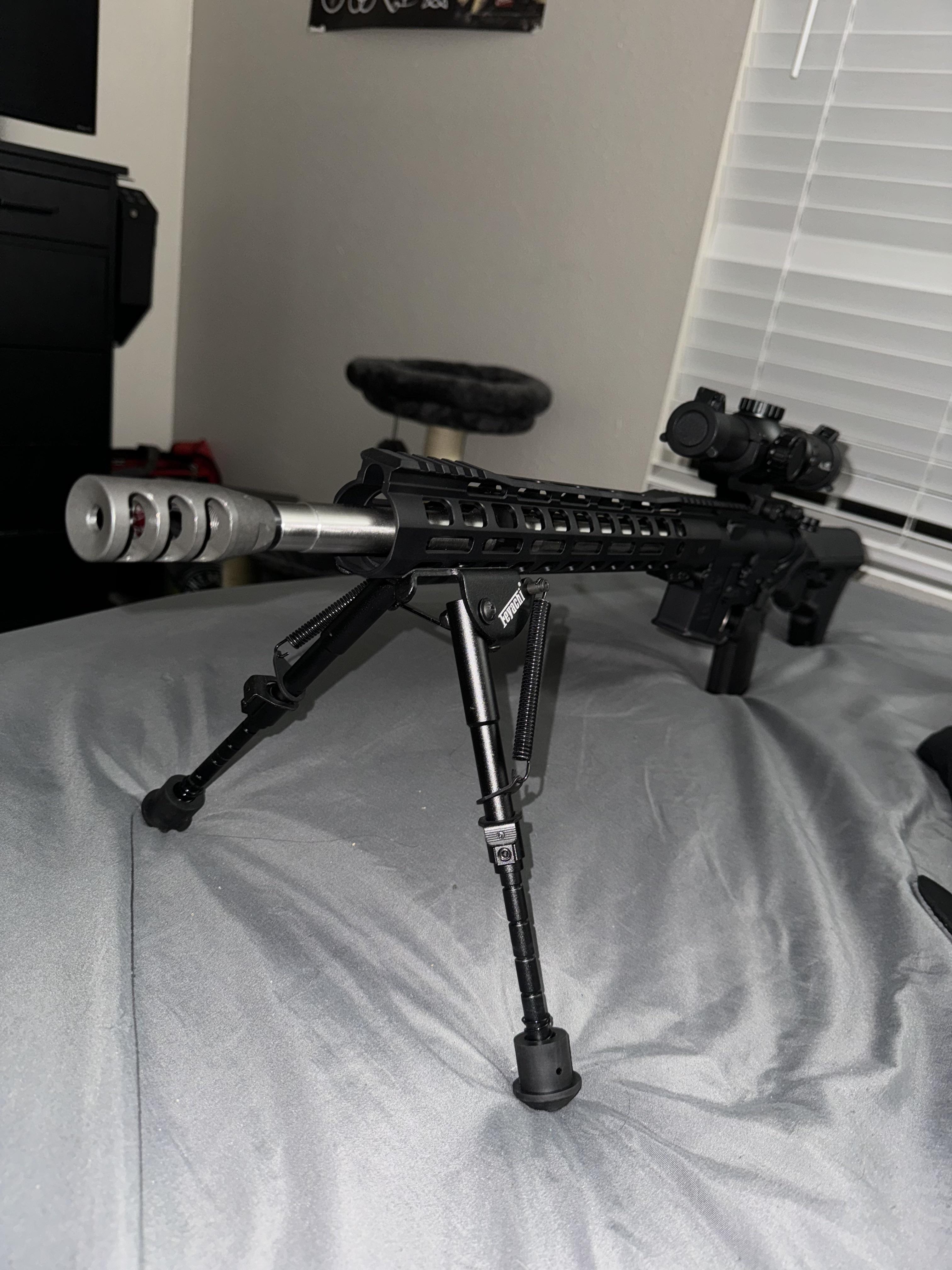 Installed a Midwest Industries 3 chamber brake on my new PA15 | Scrolller