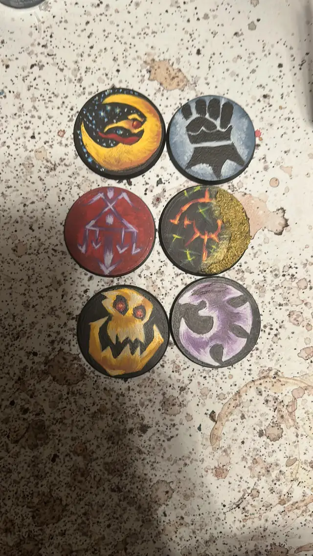 I decided to take the time and work on some custom objective markers for my games | Scrolller