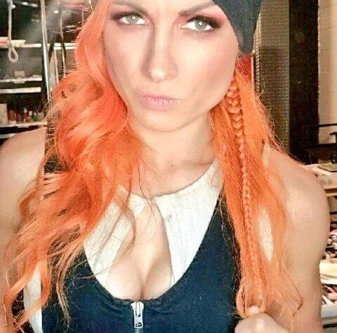 Becky looking serious | Scrolller