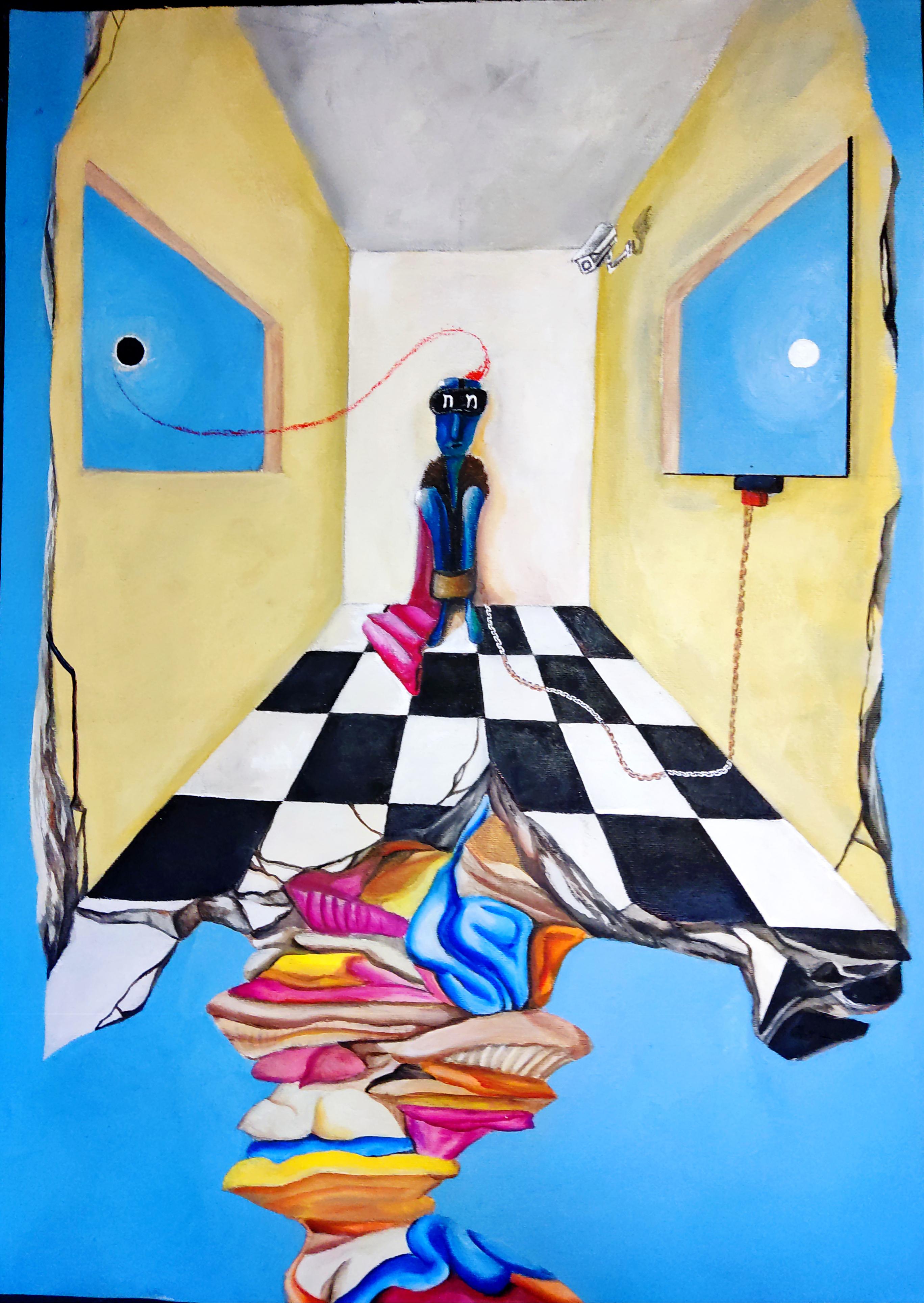 'Adobe of Decay', me, acrylics, 2022 | Scrolller