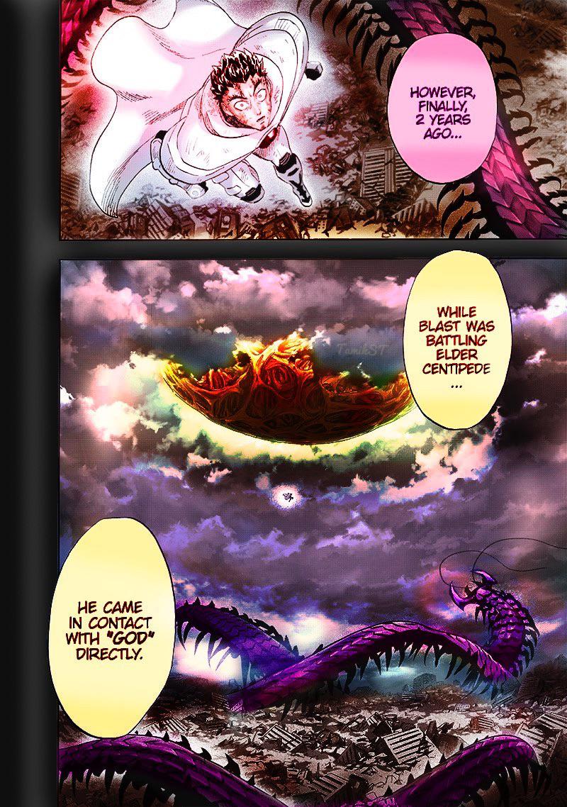 Blast facing God. OnePunchMan chapter 173 colouring. | Scrolller