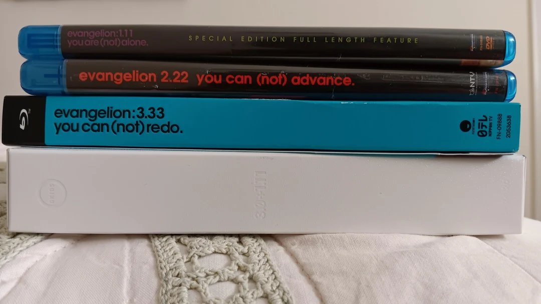 My Blu-Ray REBUILD OF EVANGELION collection is finally complete | Scrolller