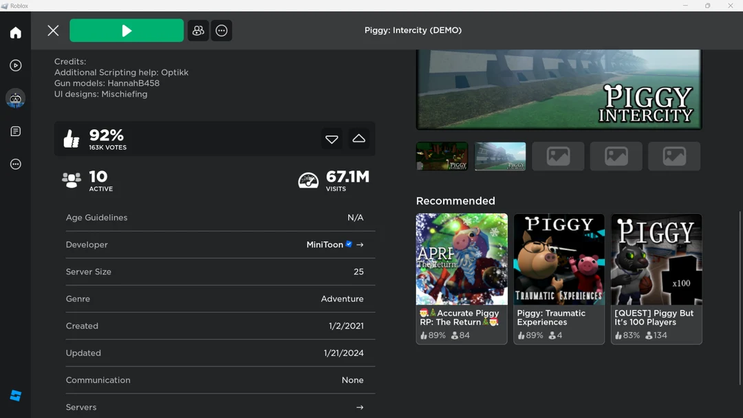 Piggy Intercity was updated 8 days ago! | Scrolller