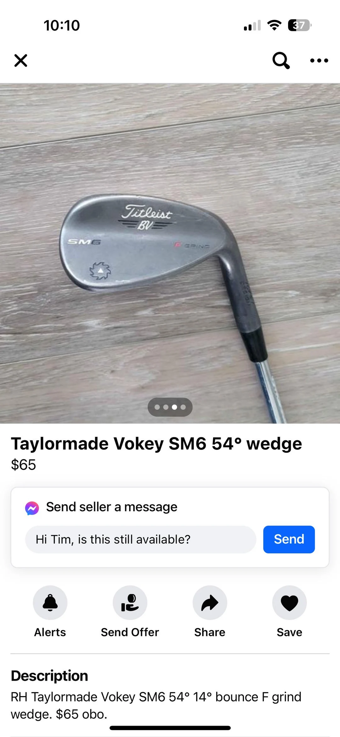 You guys ever hear of the new Taylormade Vokey? 😭 | Scrolller