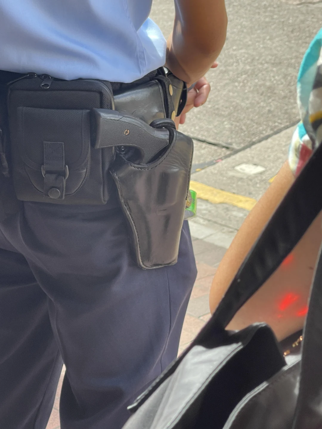 Why do police officers in Hong Kong use revolvers? | Scrolller