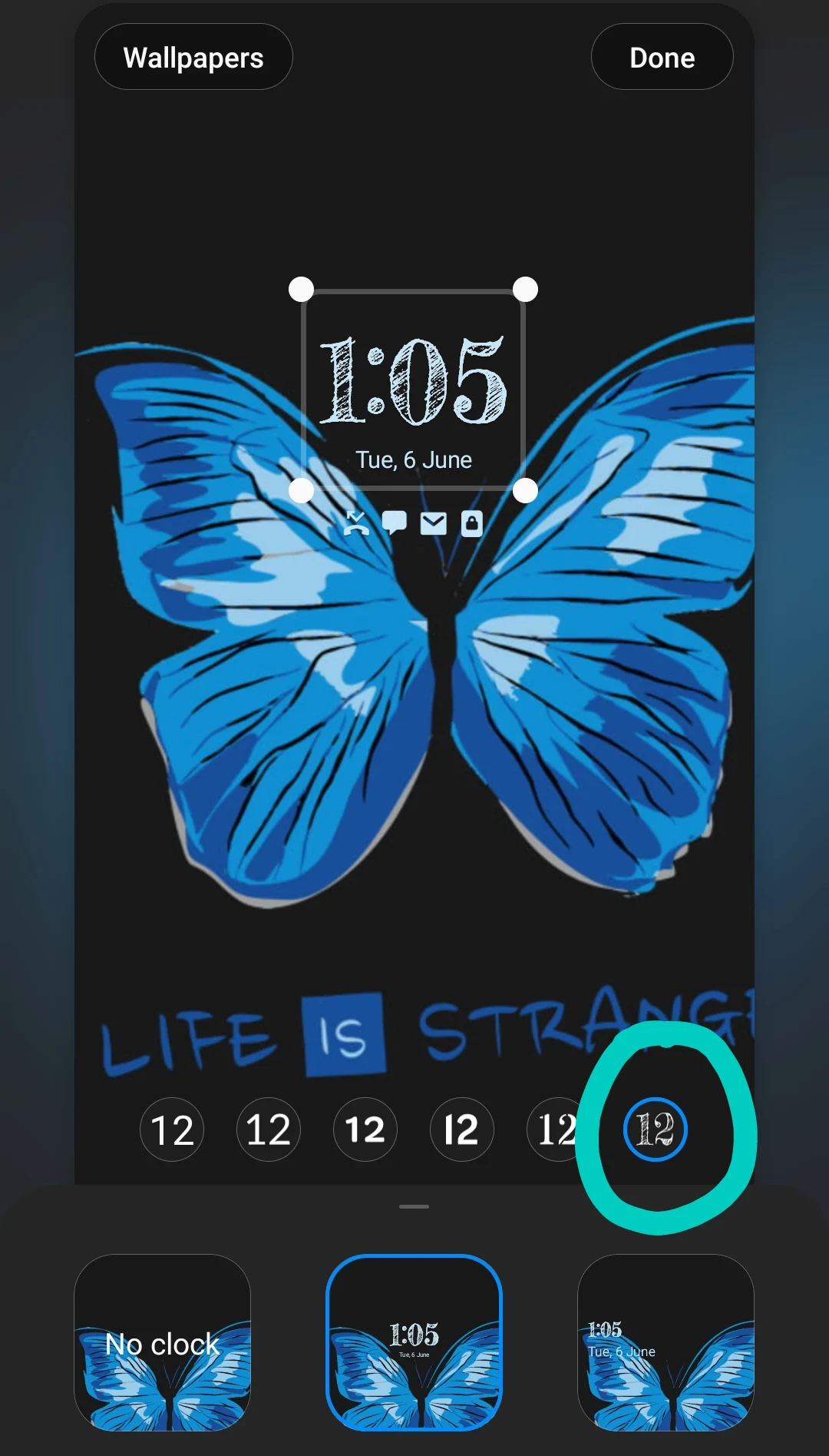 [NO SPOILERS] Just noticed Android 13 version has LIFE IS STRANGE like fonts for lockscreen ...