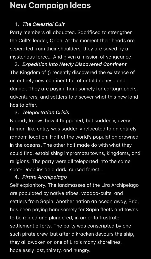 Amateur DM w/ Amateurish Homebrew Plots | Scrolller