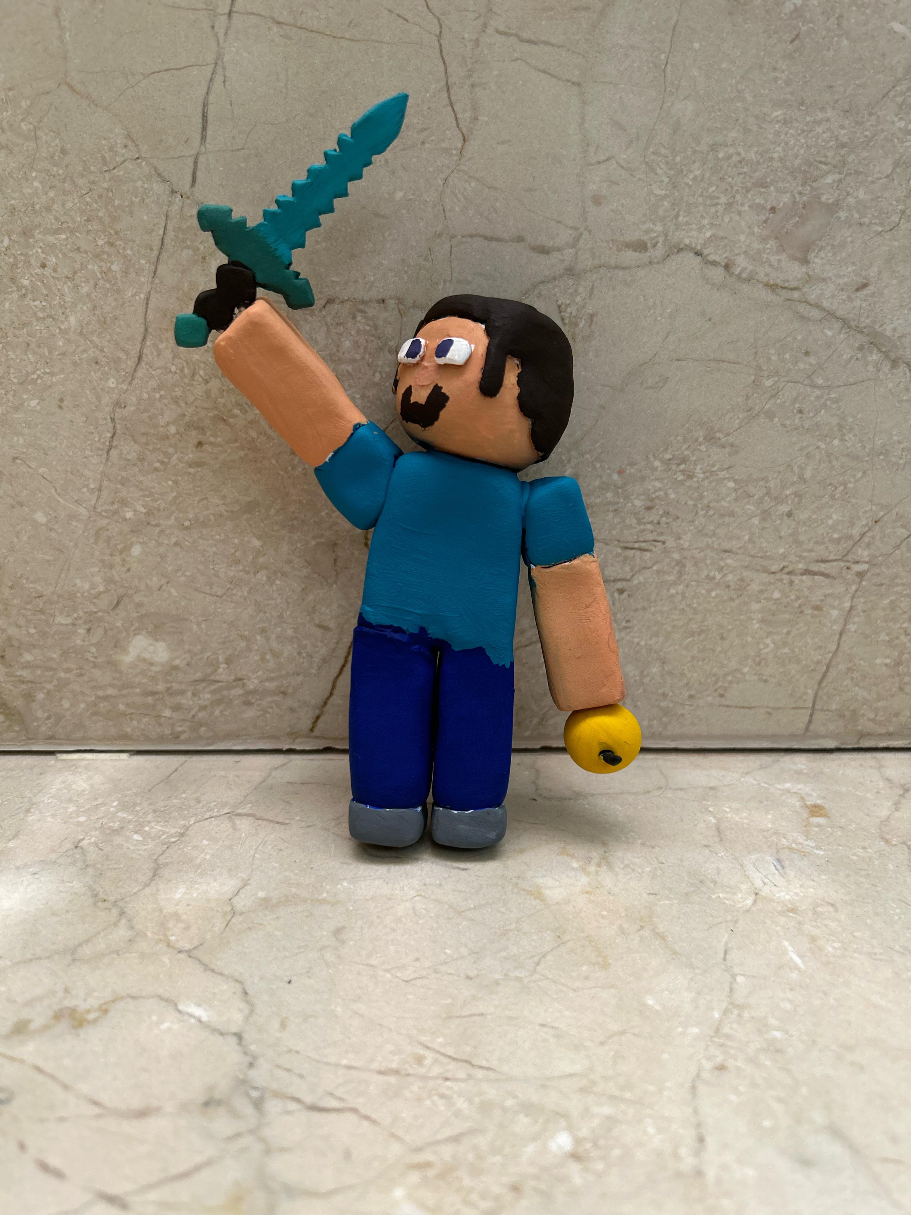 I made minecraft steve | Scrolller