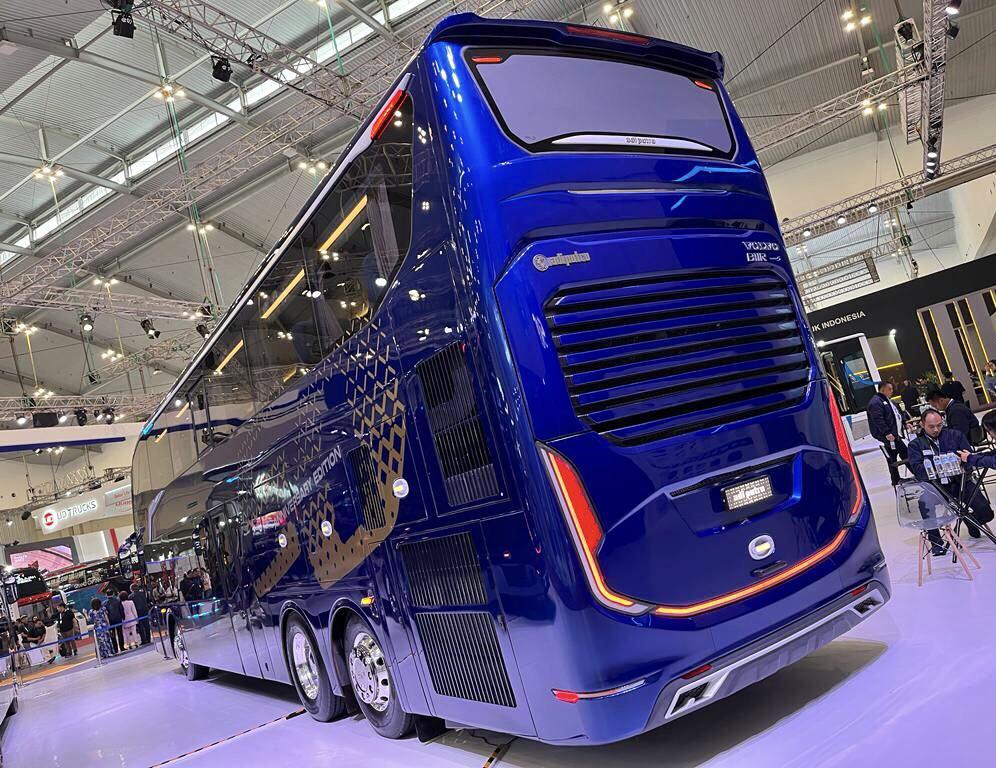 2023 Volvo B11R double decker bus bodied by Adiputro | Scrolller
