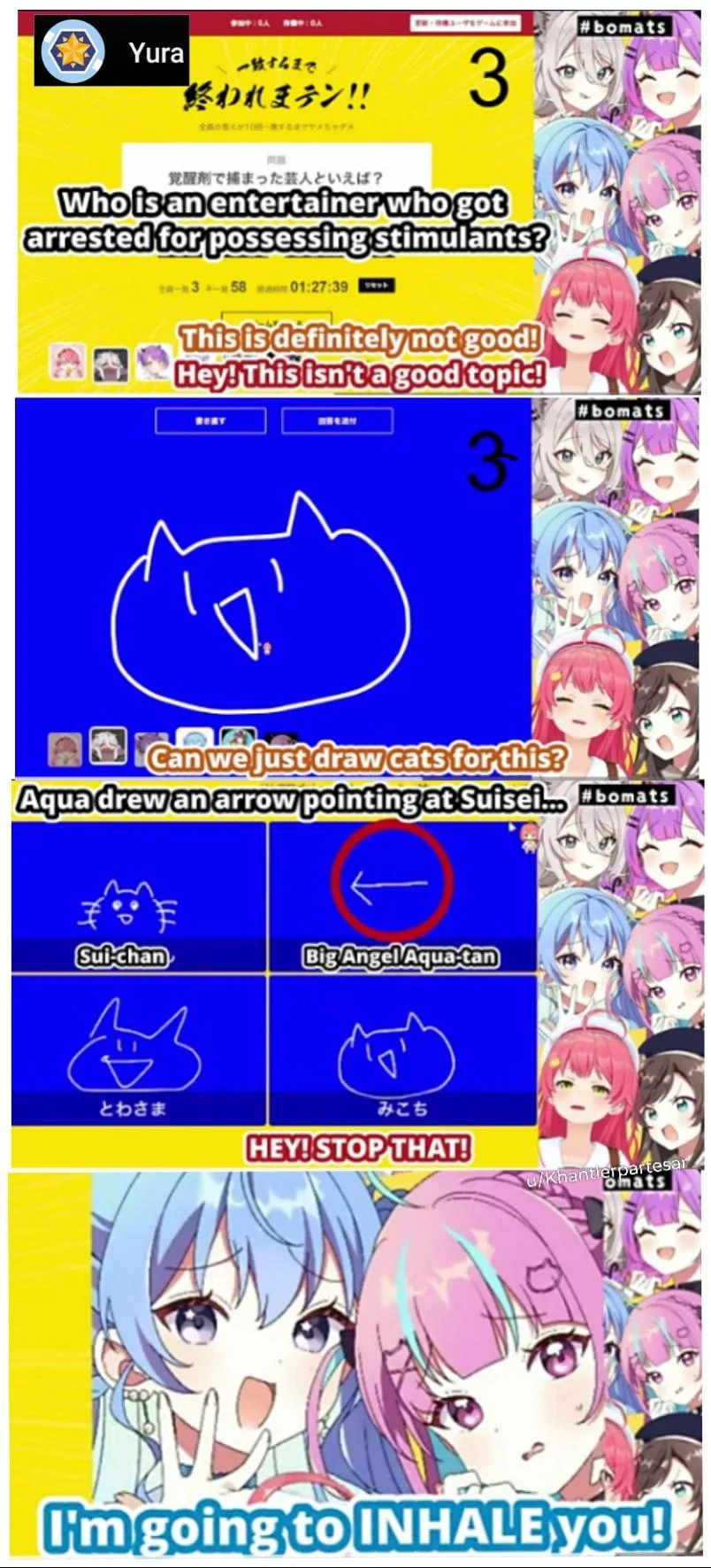 Aqua putting her friendship on the line. | Scrolller