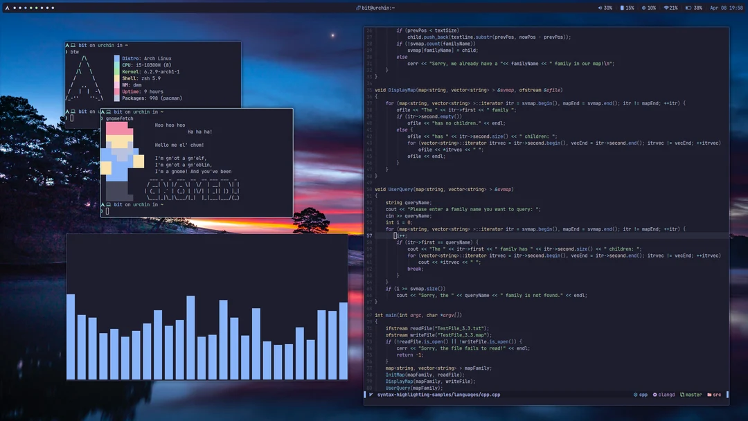 [dwm] finally got border + rounded corners right | Scrolller