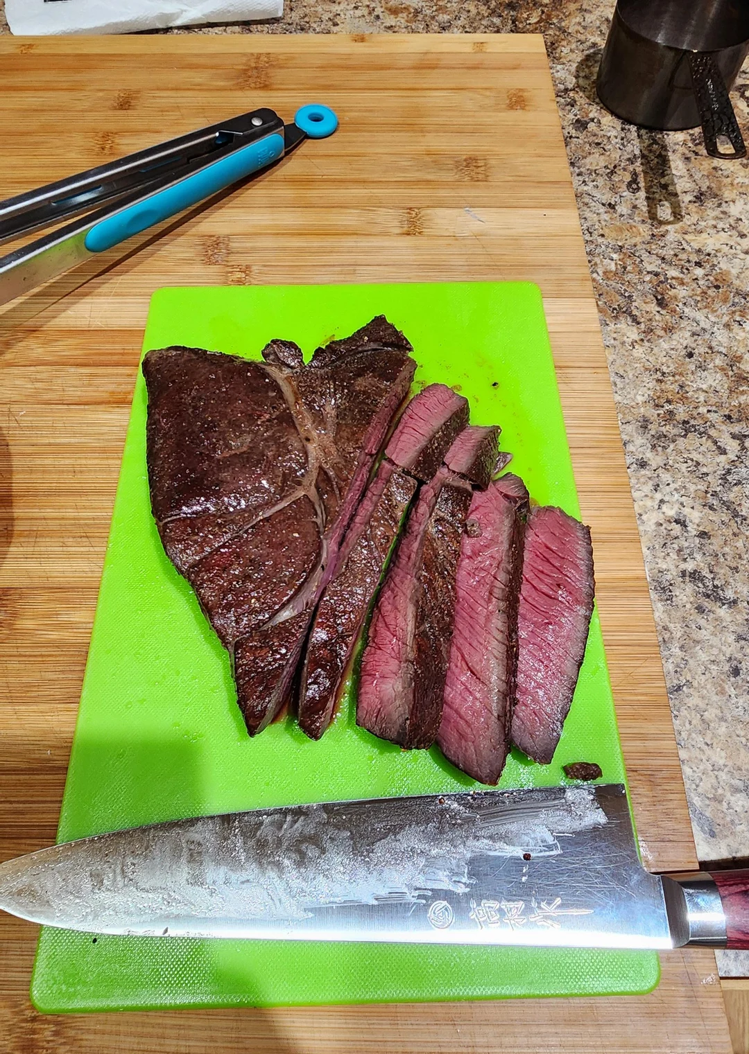 Second attempt at a venison steak. It tasted amazing. Reverse sear never disappoints. | Scrolller