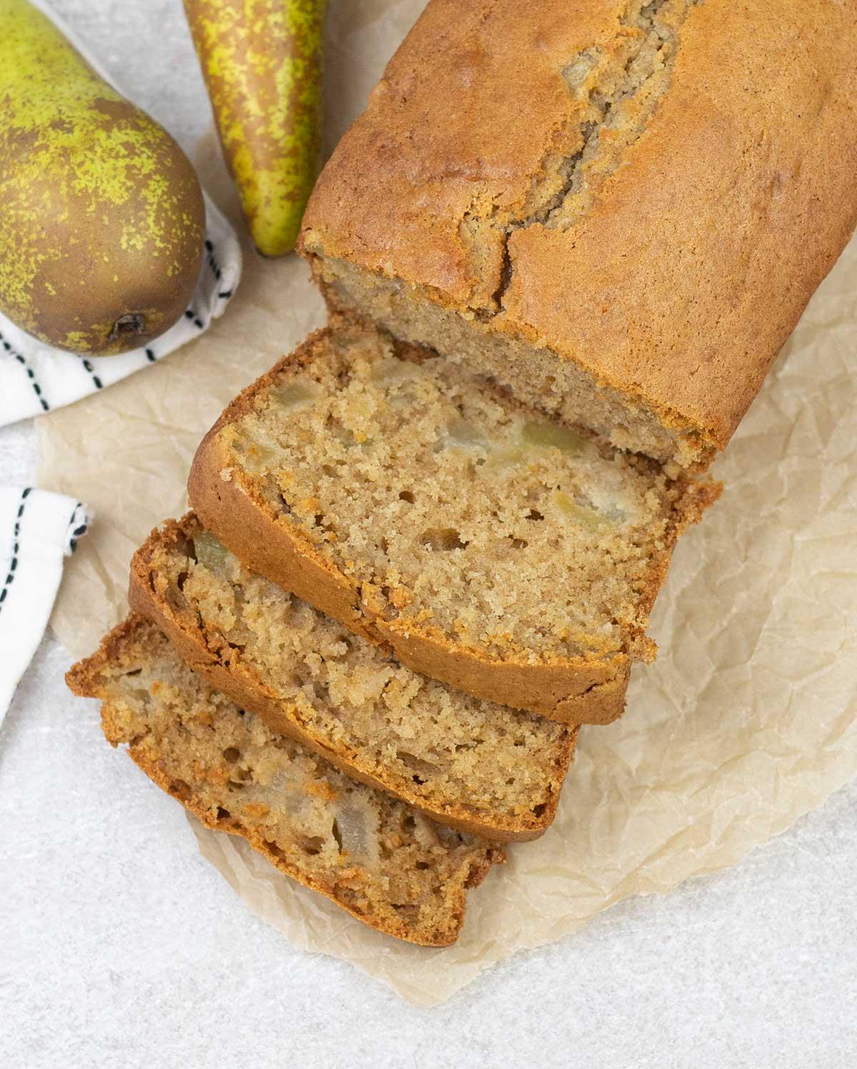 I made a SUPER delicious pear bread | Scrolller